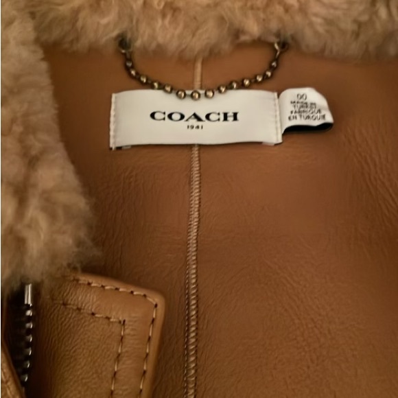 Coach | Jackets & Coats | Coach Leather And Fur Jacket | Poshmark